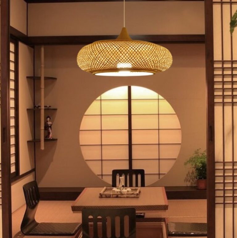 Rattan Wall Sconce Wicker Lighting Fixture