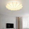 Silk Ceiling Lamp in Minimalist Style with Wabi Sabi Appeal