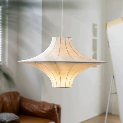 Creative Cocoon Pendant Light Fixture Silk Fabric Lampshade
