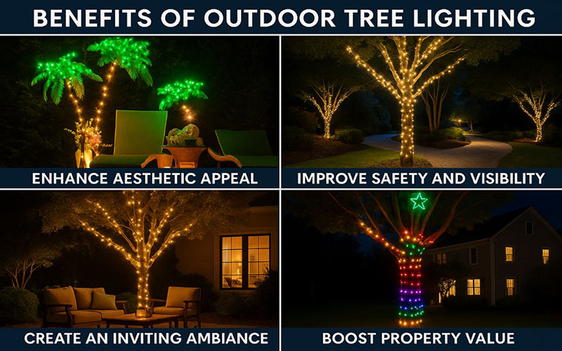 15+ Outdoor Tree Lighting Ideas to Transform Your Garden at Night