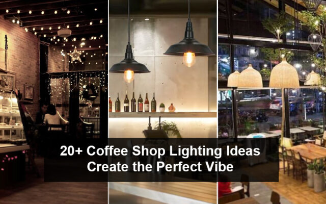 20+ Inspiring Coffee Shop Lighting Ideas to Create the Perfect Vibe