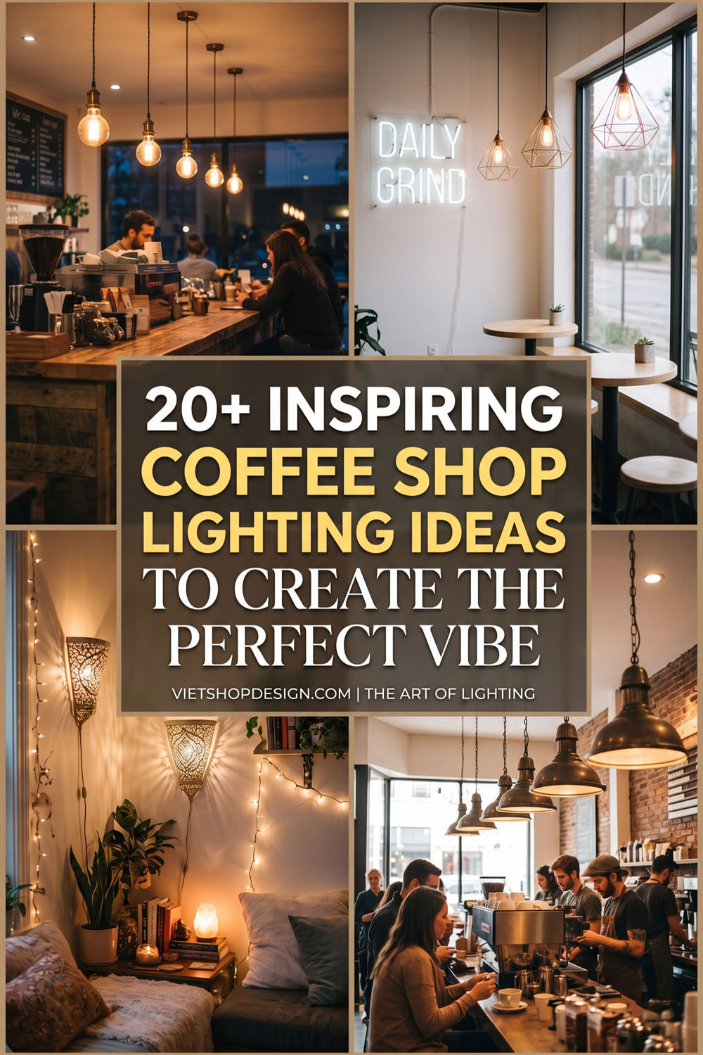 20+ Inspiring Coffee Shop Lighting Ideas to Create the Perfect Vibe