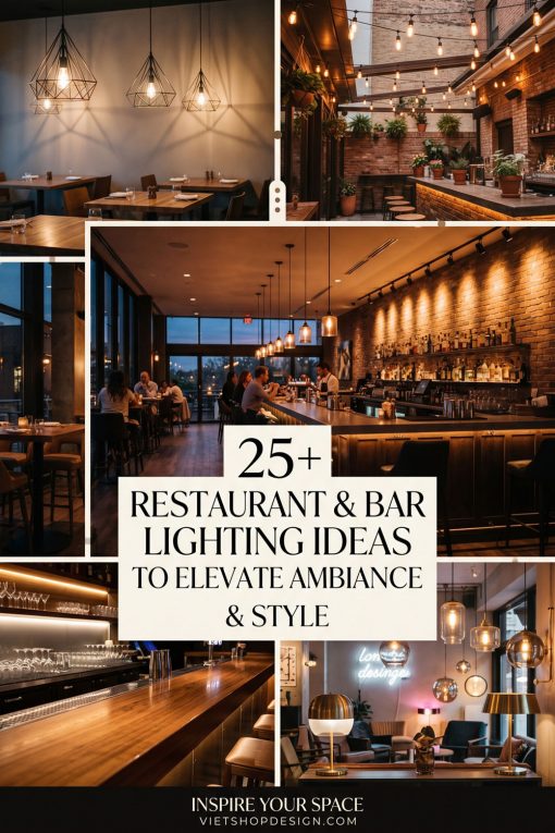 25+ Restaurant Bar Lighting Ideas to Elevate Ambiance & Style