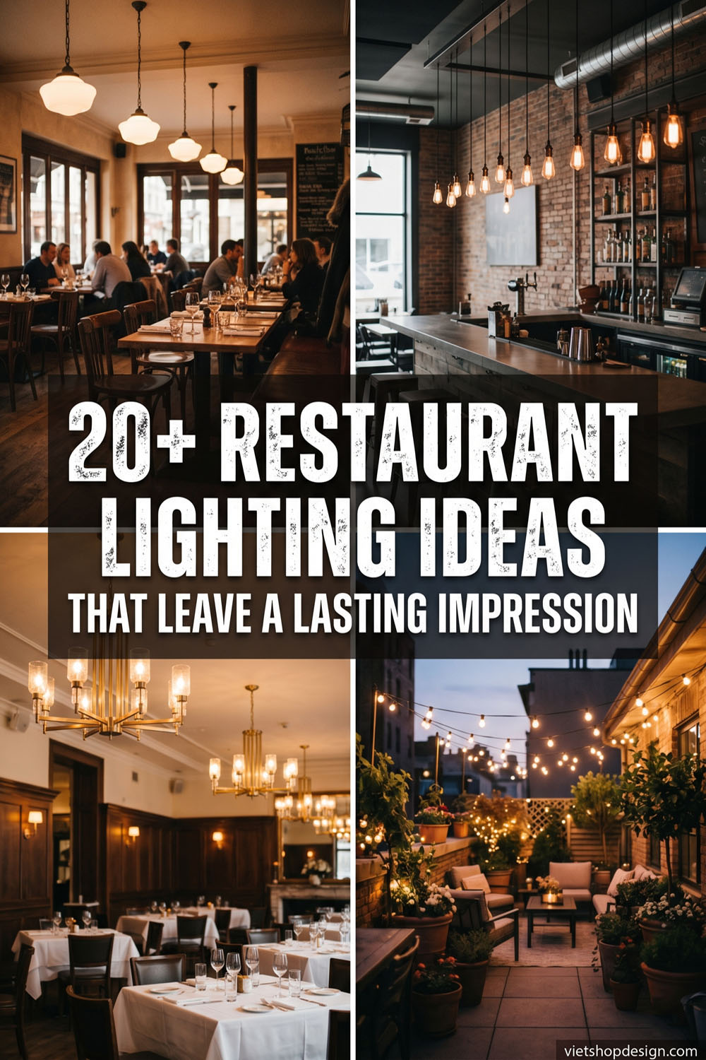 20+ Restaurant Lighting Ideas That Leave a Lasting Impression