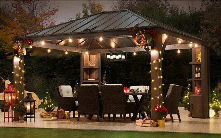 15+ Creative Gazebo Lighting Ideas for a Magical Outdoor Escape