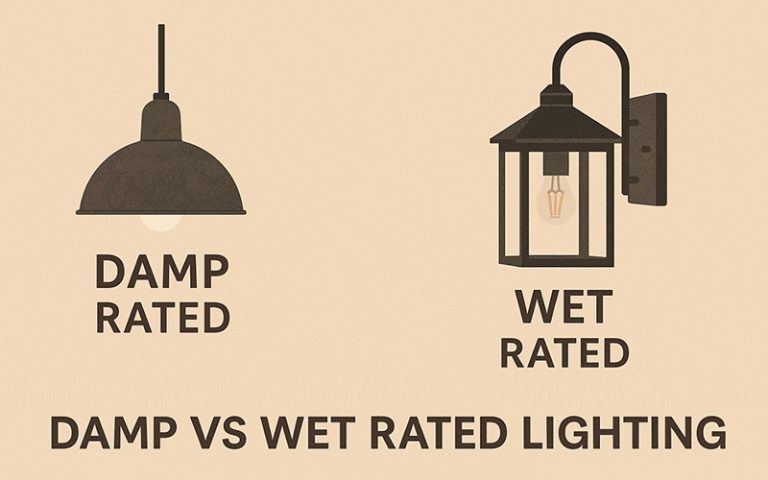 Damp vs Wet Rated Lighting: All Things You Need to Know