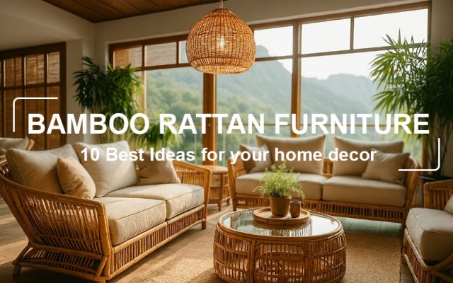 10 Best Bamboo Rattan Furniture Ideas for your Home