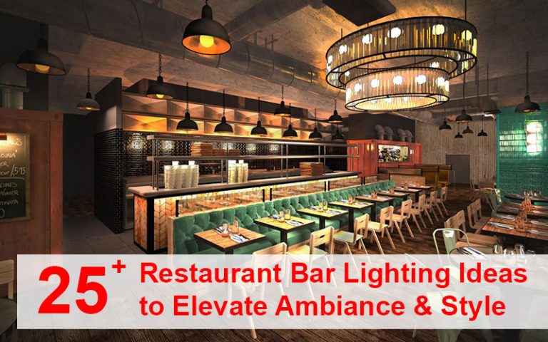 25+ Restaurant Bar Lighting Ideas to Elevate Ambiance & Style