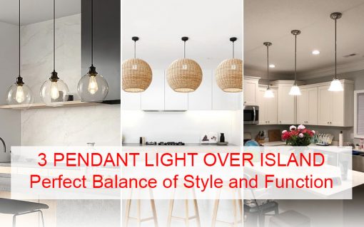 3 Pendant Lights Over Island: Perfect Balance of Style and Function