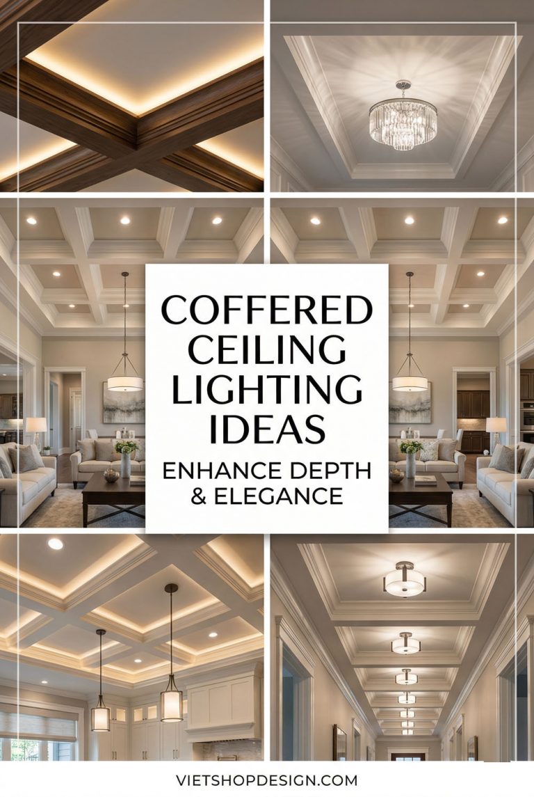 Coffered Ceiling Lighting Ideas - Enhance Depth and Elegance