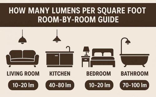 How Many Lumens Per Square Foot (Room-by-Room Guide)