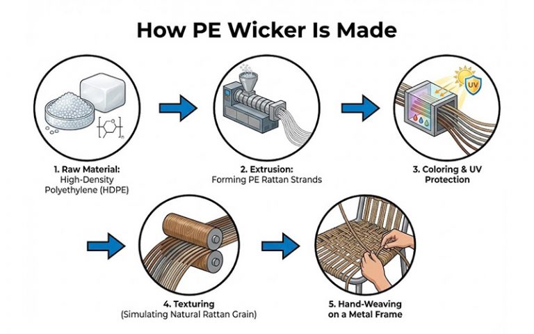 What Is PE Wicker? Full Guide to Materials, Benefits & Uses